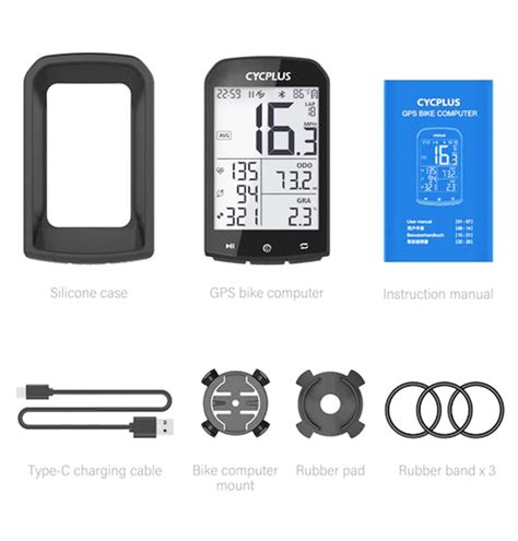 Cycplus M1 Gps Bike Computer Waterproof Bicycle Ant Wireless With App