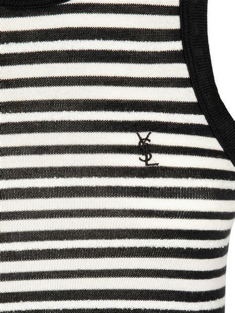 Saint Laurent Jersey Tank Top Saint Laurent