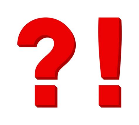 물음표와 느낌표 스톡 벡터 ©robert6666 636981746