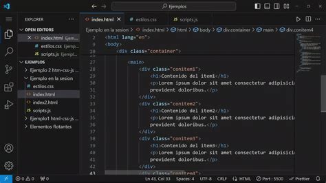 Implementación De Componentes Frontend Html Css Y Java Scripts Youtube