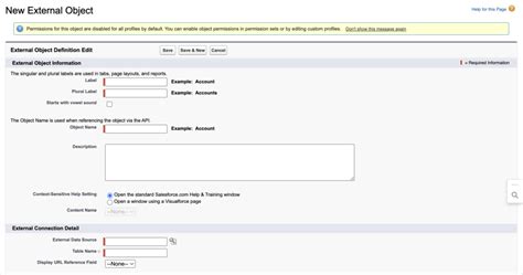 what are external objects in salesforce pantherschools