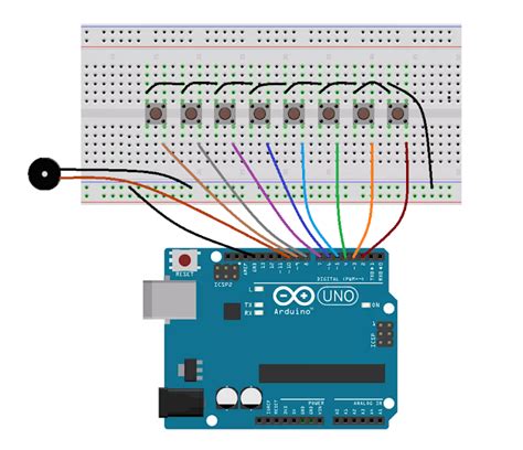 Sala de Eletrônica Piano com memória utilizando o Arduino