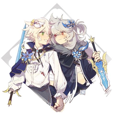 Razor And Bennett Genshin Impact Drawn By Shuangfeng Danbooru