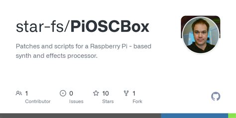 Github Star Fspioscbox Patches And Scripts For A Raspberry Pi Based Synth And Effects