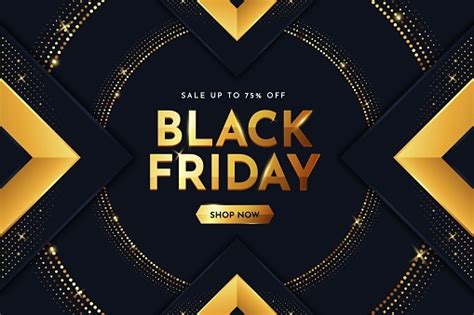 현실적인 기하학적 블랙 프라이데이 배경 벡터 디자인 일러스트레이션 3차원 형태에 대한 스톡 벡터 아트 및 기타 이미지 3차원 형태 가격 검은색 Istock