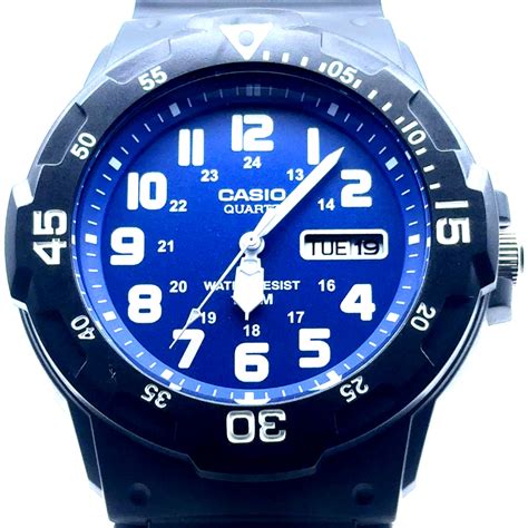 Casio Black And Blue Analogue Newcore
