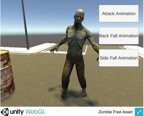 unity asset free zombie undead animated 3d character model download 03