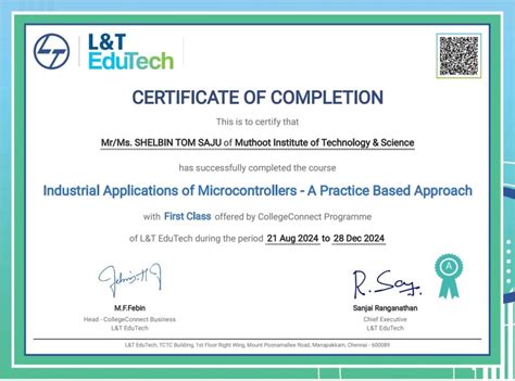 i m thrilled to share that i have successfully completed the course industrial applications of