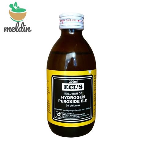 Hydrogen Peroxide 200ml Ecl Meldinpharma