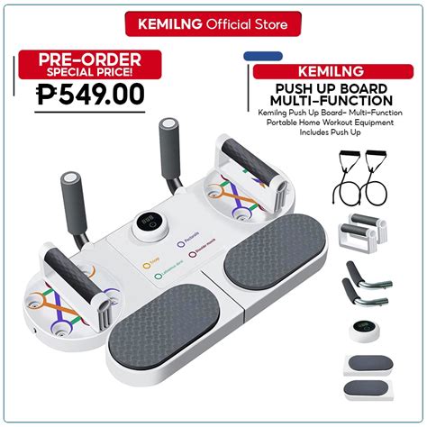 kemilng push up board multi function portable home workout equipment