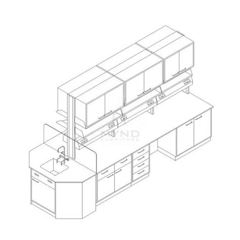 Modular Laboratory Island Bench