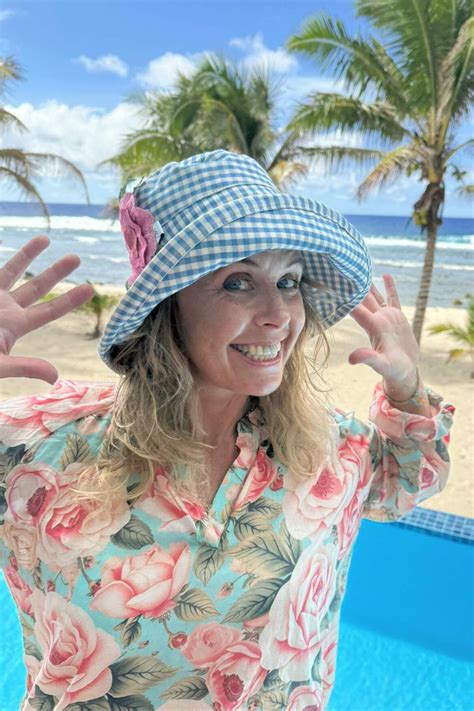 Izzy Bucket Hat Blue Gingham Cotton Womens Bucket Sunhat Floral Annah Stretton