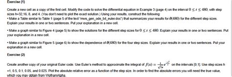 solved exercise 1 create a new cell as ﻿a copy of ﻿the