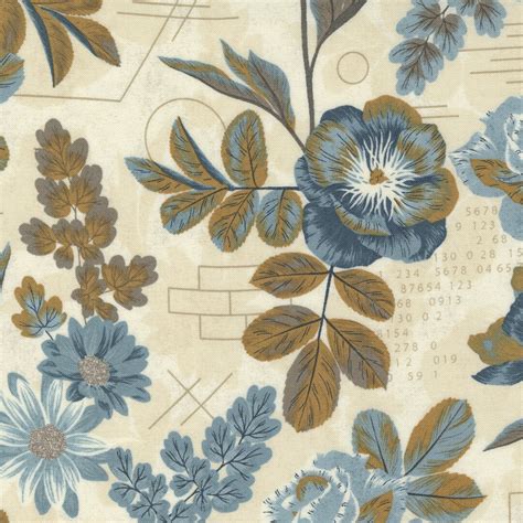 Decorum By Basic Grey For Moda Fabrics 30680 11 Grace Ecru 12 Yard