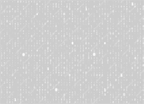 premium vector vector binary code gray seamless background big data