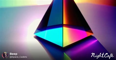 Light Through Prism Vibrant Refracted Colors Ai Art