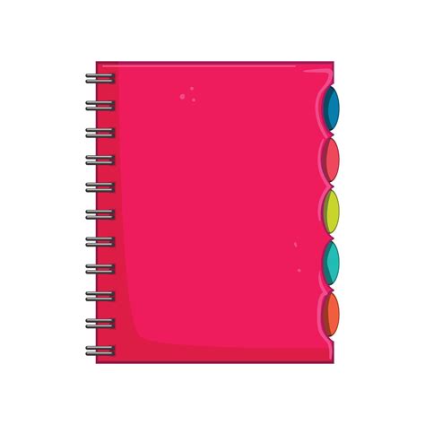 Blank Notebook Cartoon Vector Illustration 20294770 Vector Art At Vecteezy
