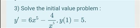 Answered 3 Solve The Initial Value Problem 4… Bartleby