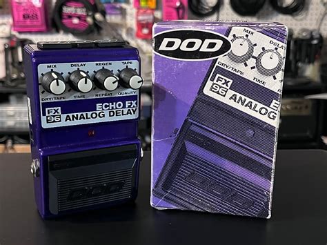 Dod Fx96 Analog Delay Vintage Guitar Effect Pedal 1988 Reverb