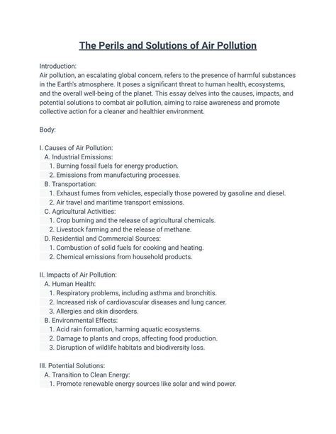 Solution The Perils And Solutions Of Air Pollution Studypool Solution The Perils And Solutions Of Air Pollution Studypool