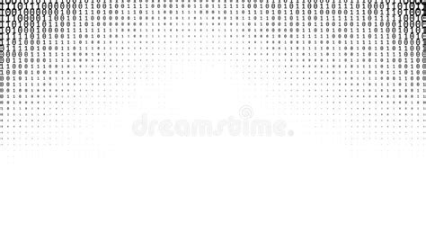 Gradient Binary Code Digits Background Stock Illustration Illustration Of Binary Network