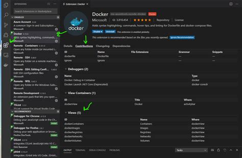 After Update To Docker Container Images Panels Are Disappeared