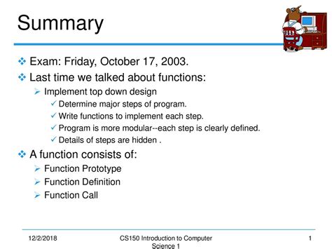 Cs150 Introduction To Computer Science 1 Ppt Download