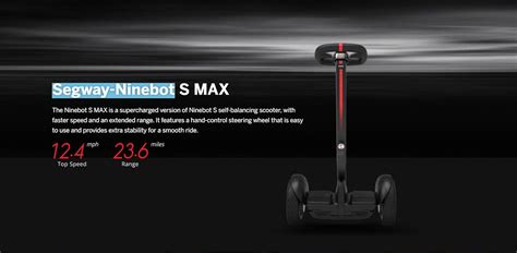 Segway Ninebot S MAX Self-Balancing Scooter - EpoweredMotion