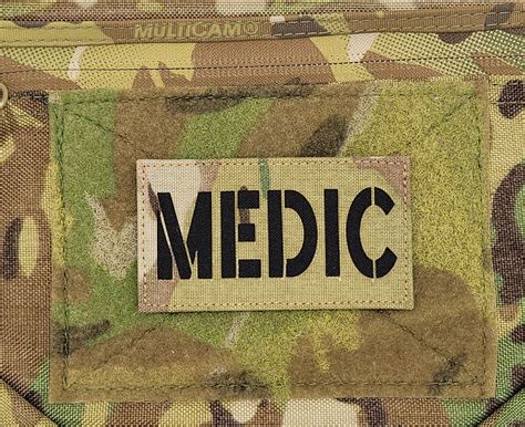 Gp Gear Laser Cut Medic Patch Multicam Or Black