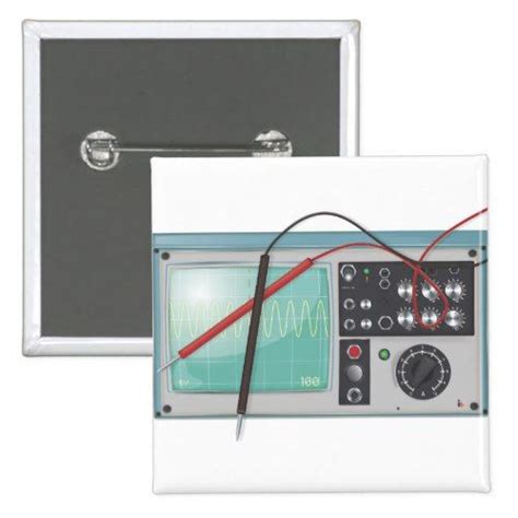 Oscilloscope Button How To Make Buttons Electrician Zazzle