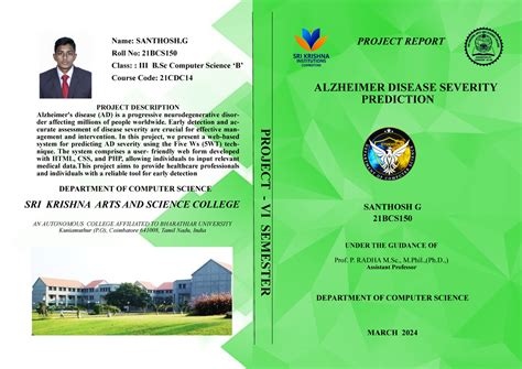 150 Iam Santhosh Project Vi Semester Project Report Santhosh G