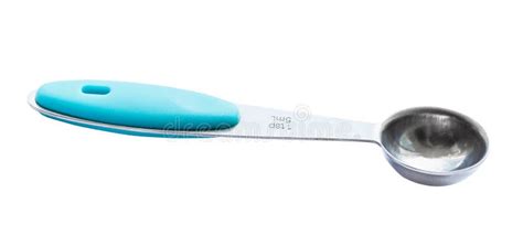 Steel Measuring Tea Spoon For Ml Of Volume Stock Image Image Of Blue Volume