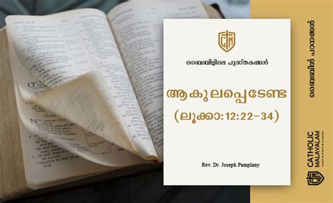 The Gospel Of Luke Do Not Worry Luke 1222 34