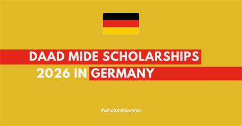 Daad Mide Scholarships 2026 In Germany