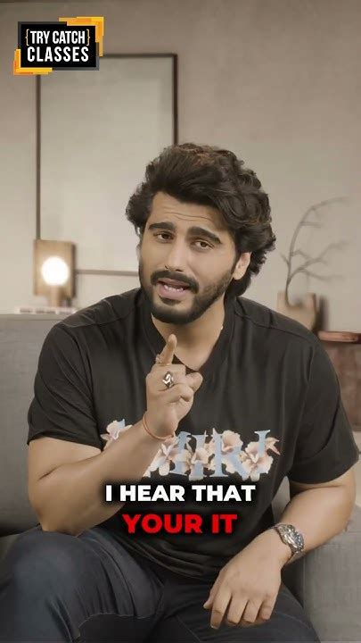 Special Message From Bollywood Star Arjun Kapoor To Trycatch Classes