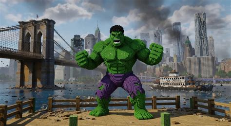 Hulk Minecraft Schematic Massive Build For Servers