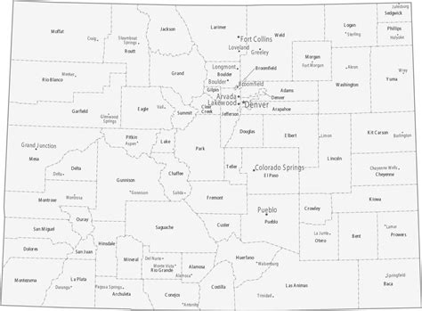 Colorado Zip Code Map Us Maps