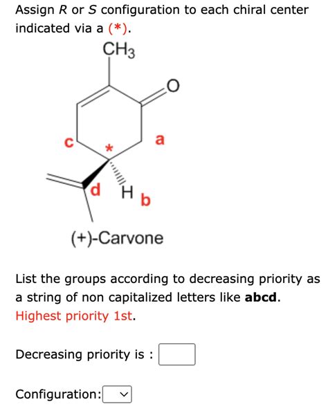 solved assign r or s configuration to each chiral center