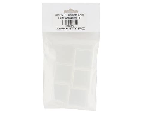 Gravity Rc Ultimate Small Parts Containers 5 [grc276] Amain Hobbies
