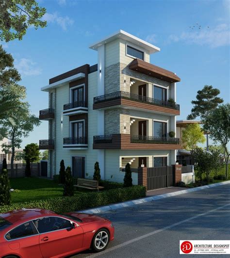 Corner Plot Elevation Design At Mohali