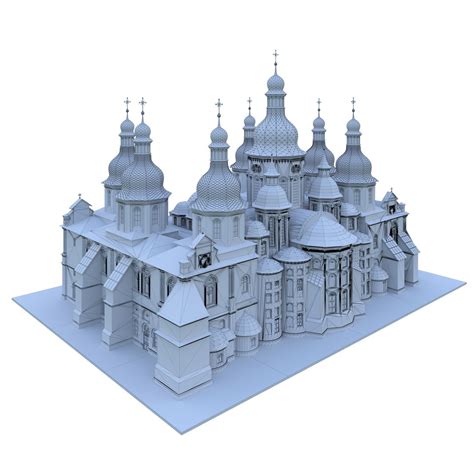 Sophia Kyivska 3d Model Turbosquid 1350138