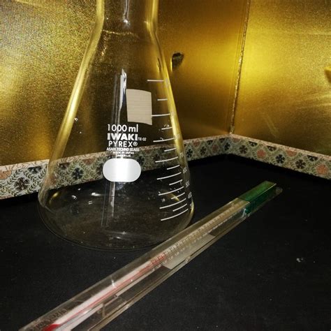 Erlenmeyer Flask W Thermometer Health And Nutrition Medical Supplies And Tools On Carousell