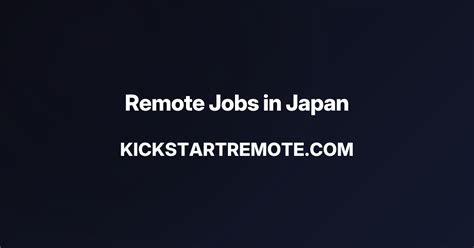 80 Remote Jobs In Japan Work From Home Positions Apply Now