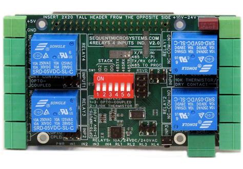 Smart Relays With Universal Inputs 8 Layer Stackable For Raspberry Pi Sequent Microsystems