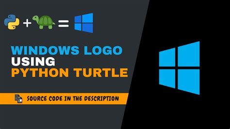 How To Draw Windows Logo In Python Turtle II Python Me Windows Logo Kaise Banaye ManojDey YouTube