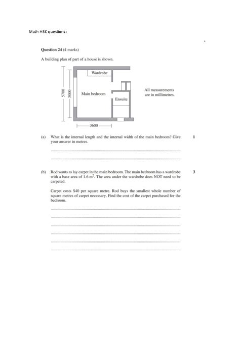 Math Hsc Questions Comp Studocu