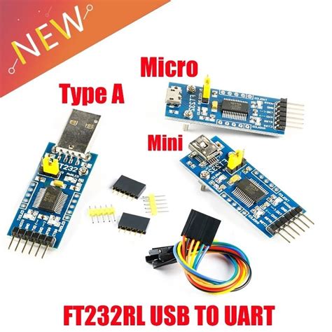 ft232 usb uart board type a usb to uart ttl communication module usb