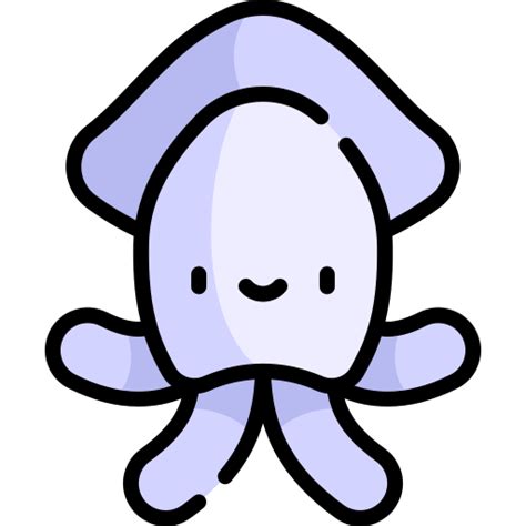 Squid Free Animals Icons