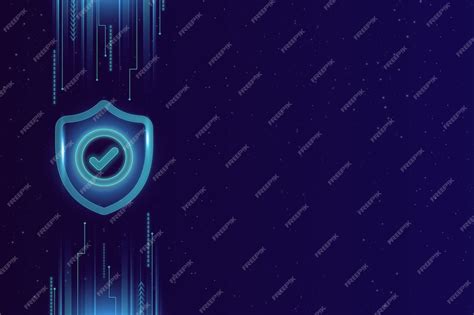추상 보안 기술 배경 무료 벡터