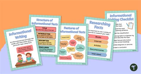 Informational Text Anchor Chart Text Featurestopic Details